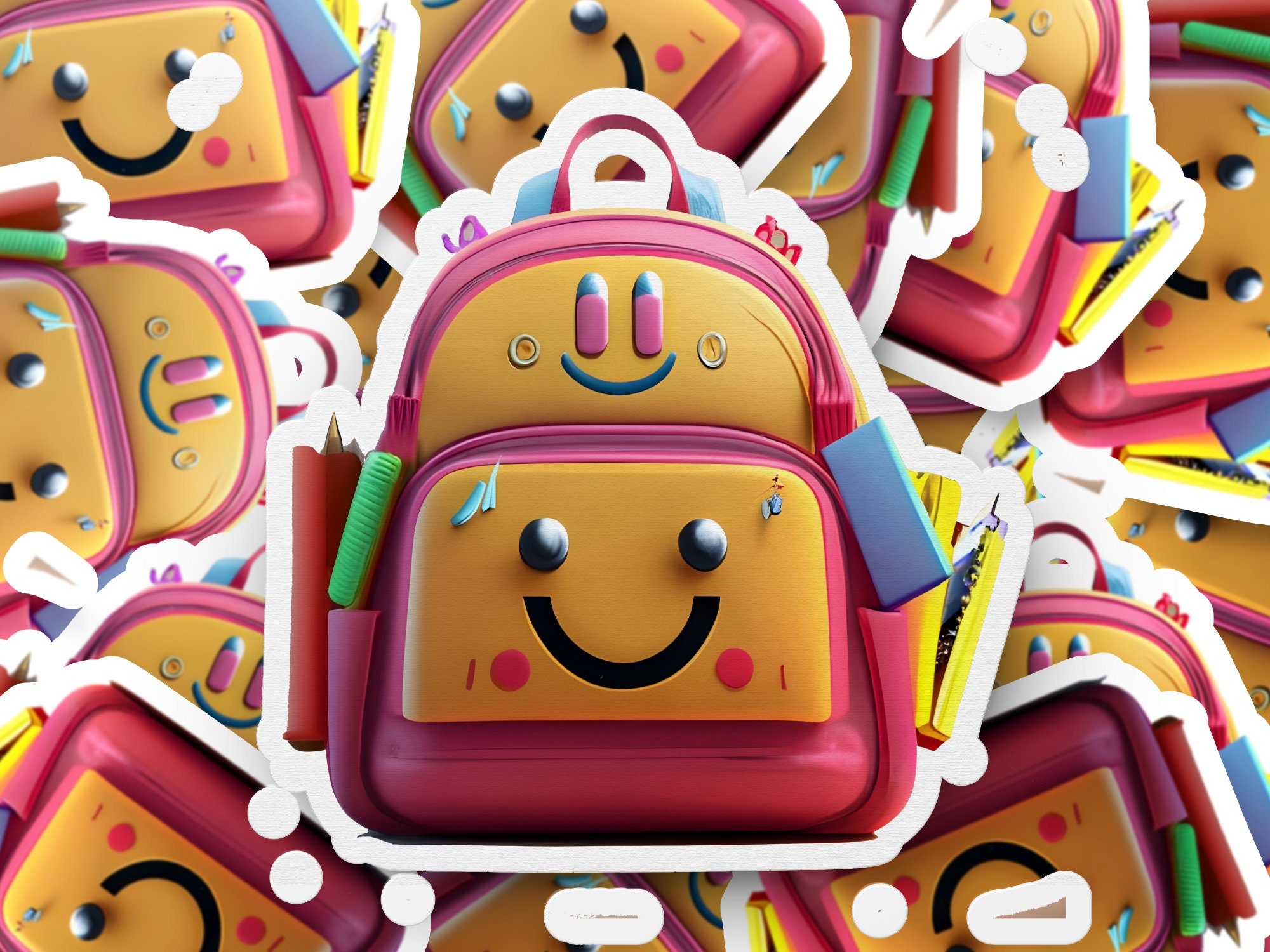 School Supplies Sticker School Stickers Digital Stickers - Etsy