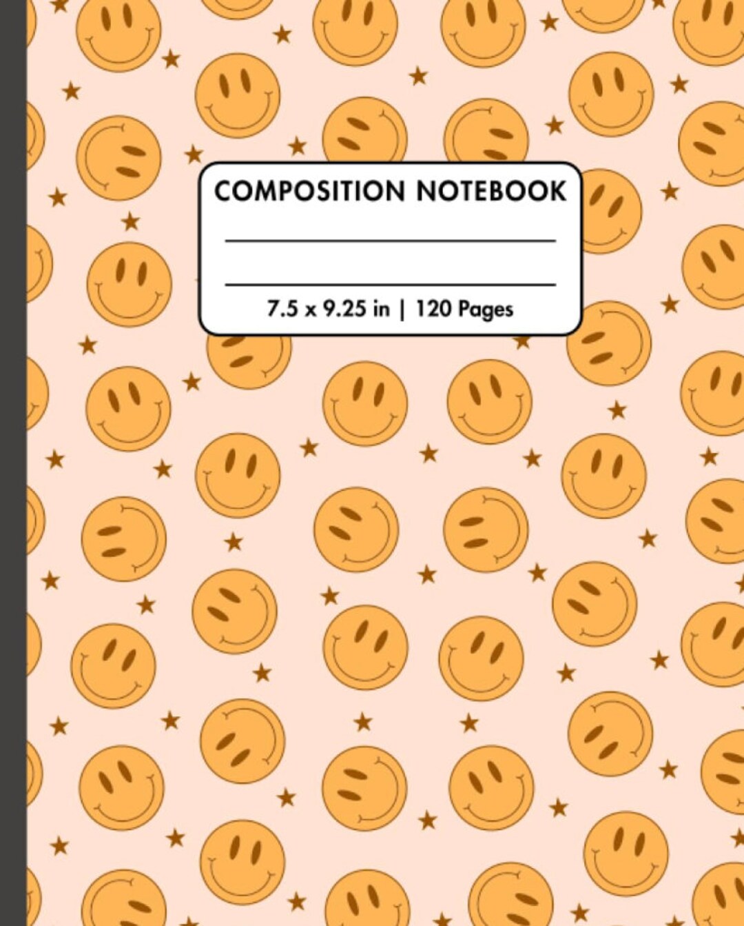 Composition Notebook: Pretty & Cute Smiley Faces, Useful School Supply ...