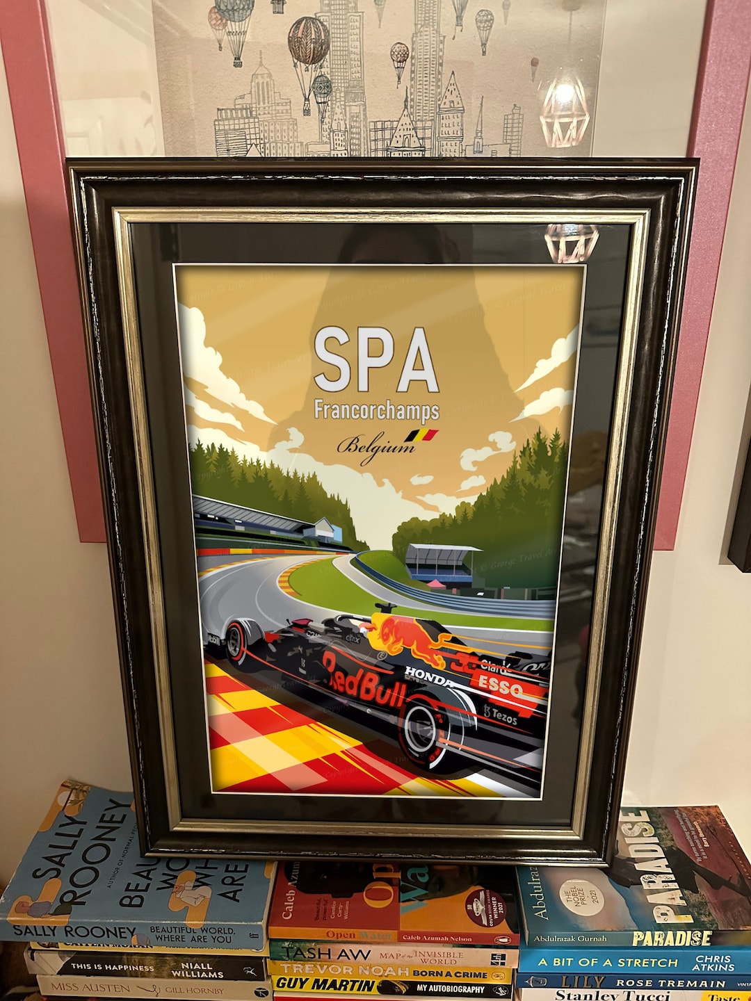 Spa-francorchamps F1 Canvas / Formula1 Verstappen Poster/ Home Office ...