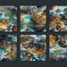 Magical Fantasy Quest Map Design Digital Seamless Paper Pattern Pack - Etsy