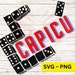 Capicu Dominoes SVG & PNG Graphic Unique Latino-inspired Game Night Art ...