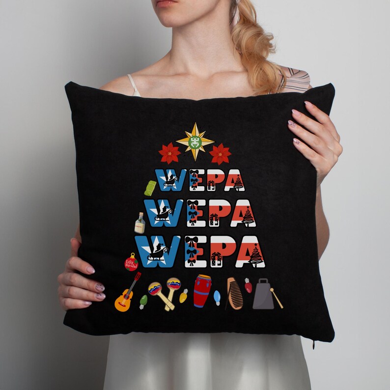 Wepa Navidad Boricua SVG PNG Puerto Rico Christmas Tree Digital ...