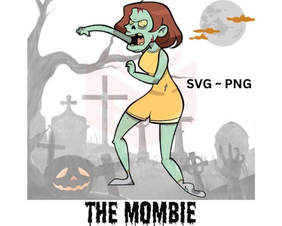 Mombie SVG PNG - Etsy