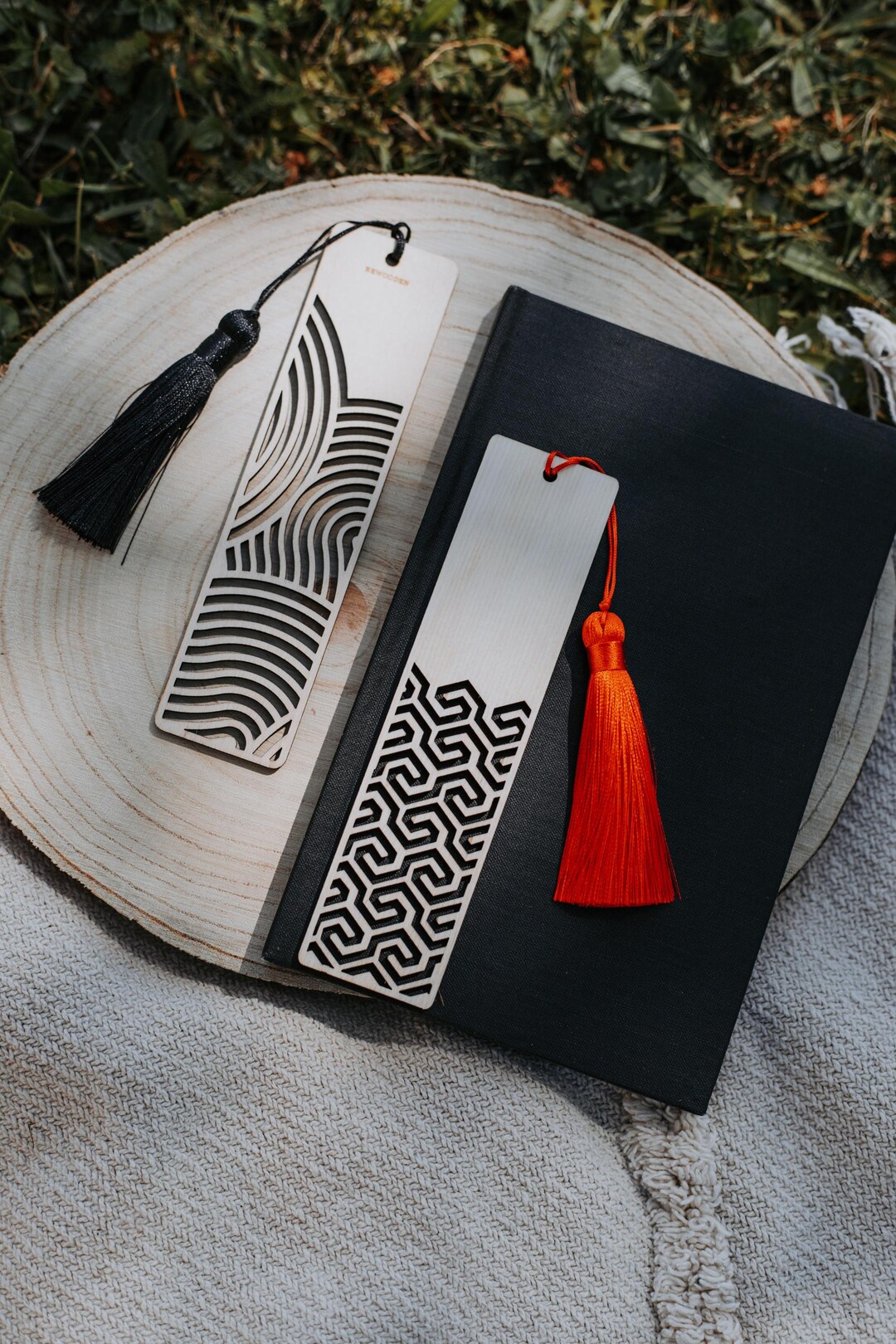 Maze Wooden Bookmark | Handmade Laser-cut Puzzle Bookmark | Mindful ...