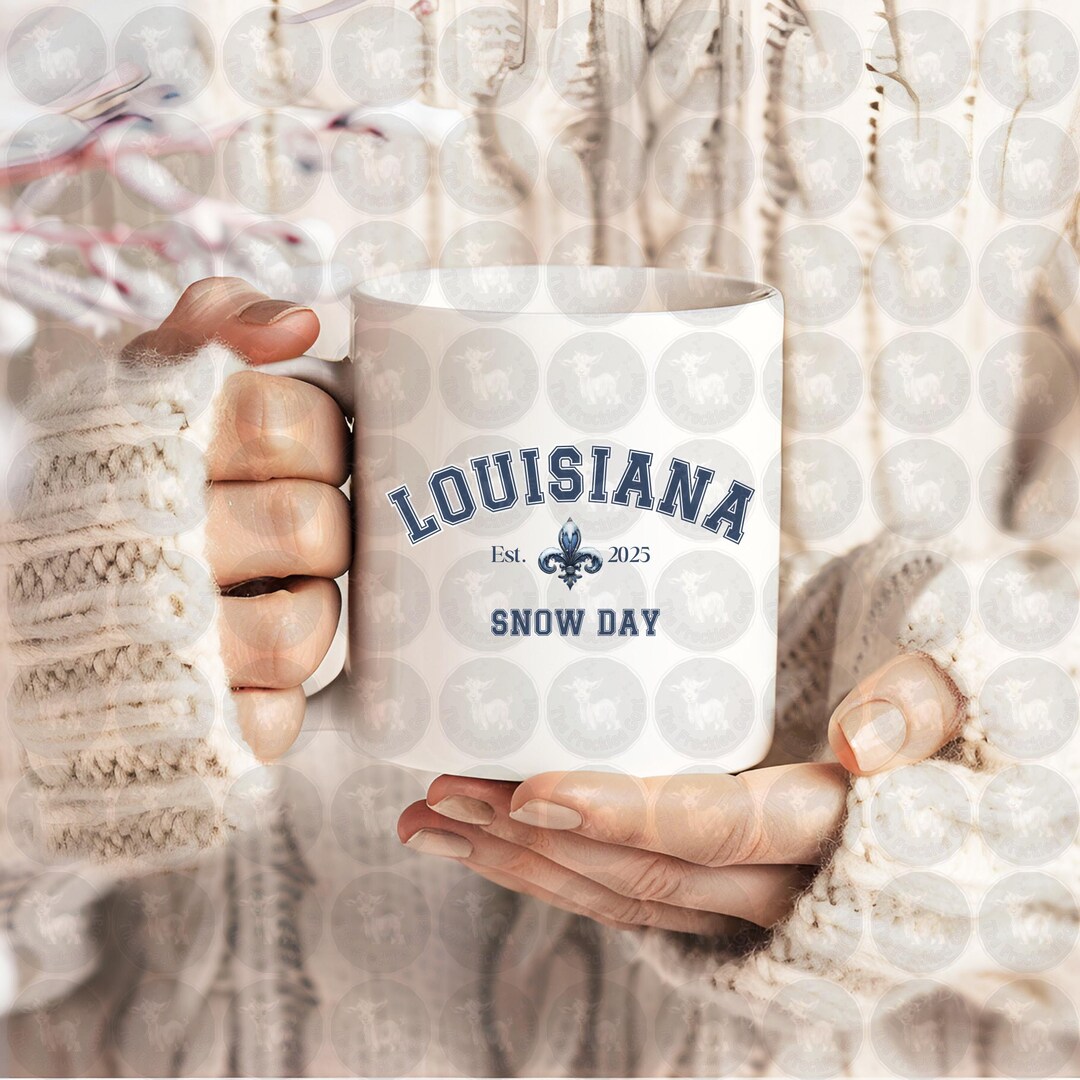 New Orleans Snow Day, Louisiana Snow Day, Fleur De Lis, Nola Snow Day ...