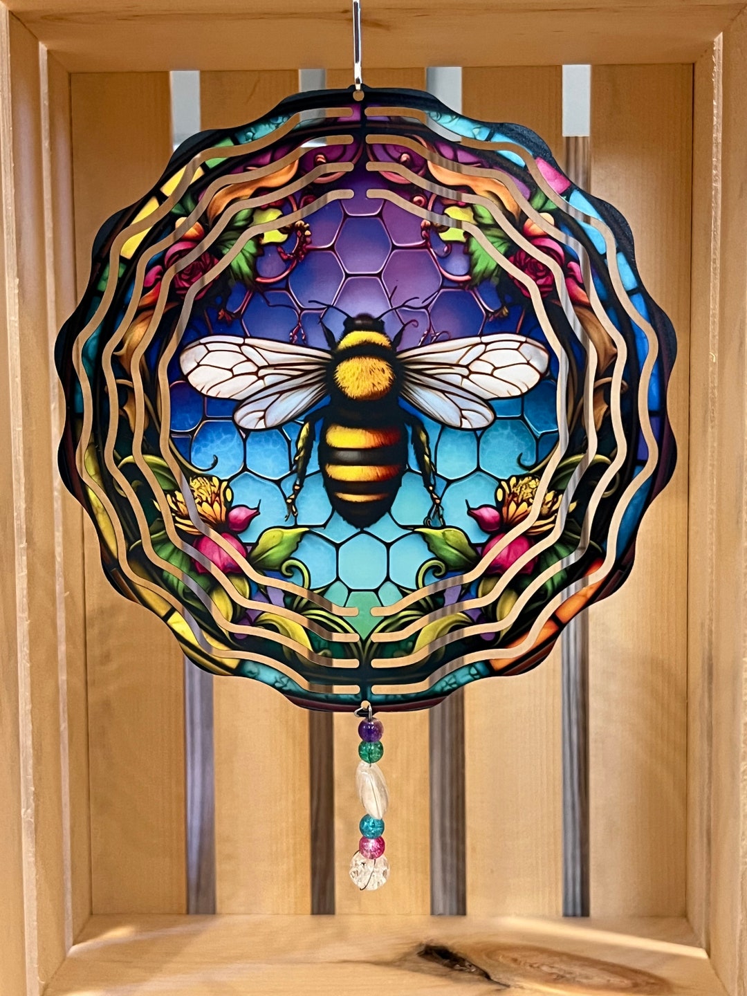 Spinner, Wind Spinner, Bee Lovers, Garden Decoration, Porch Decoration ...