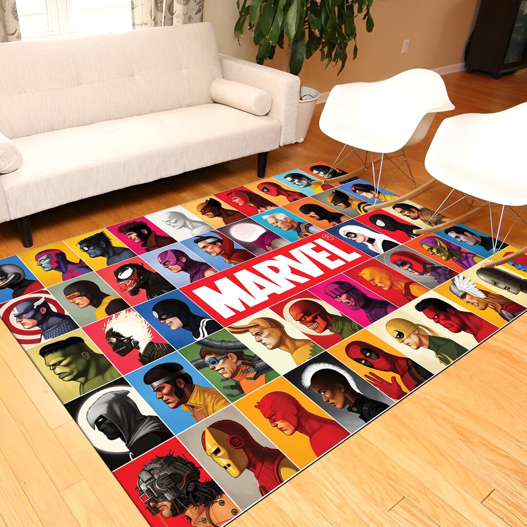 Spiderman Rug, Thor Rug, Captain America Rug, Hulk Rug, Iron Man Rug ...