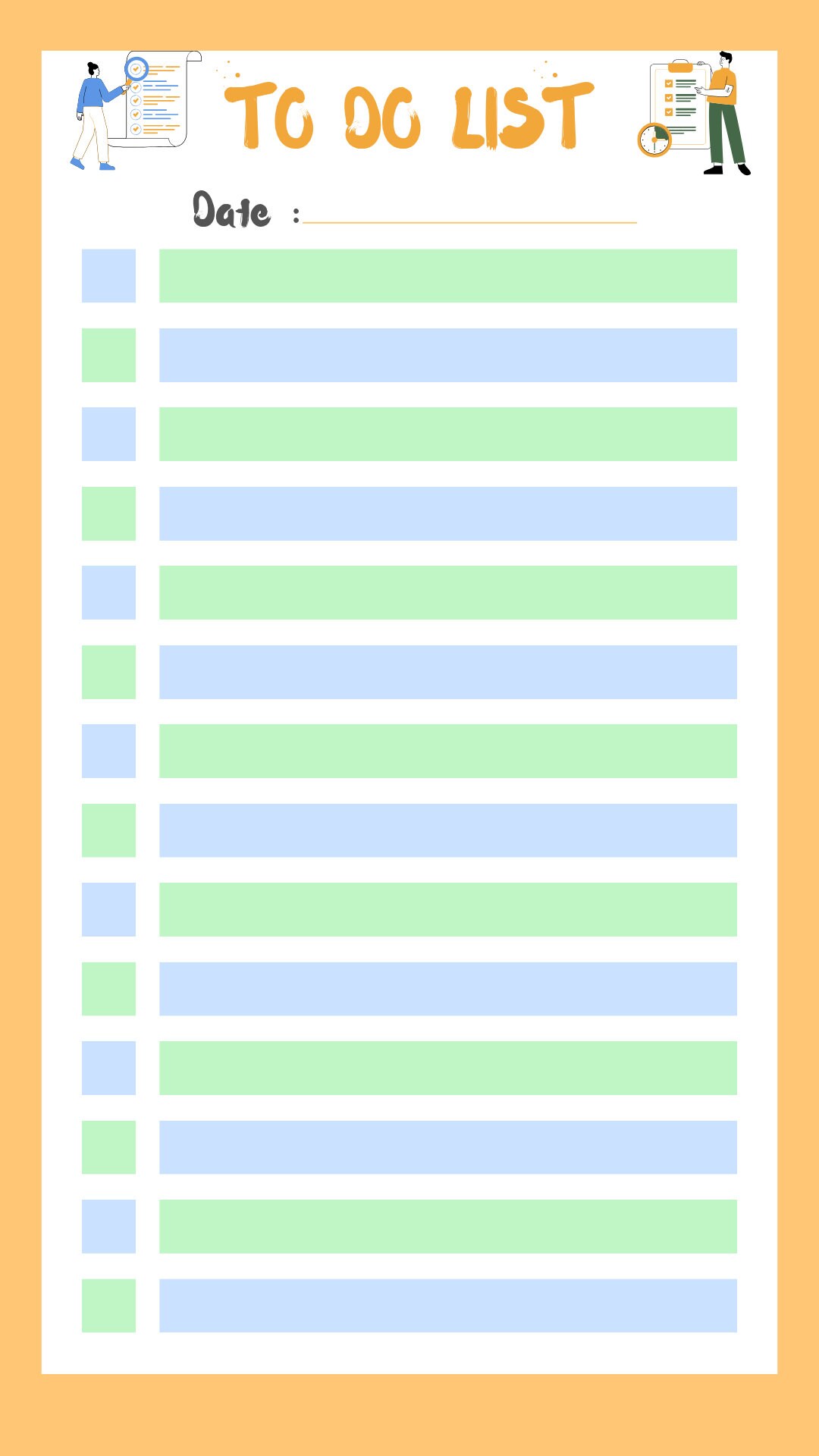 To Do List Template Editable Planner to Schedule for Day, To-do List ...