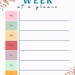 Neutral Pastel Boho Weekly Journal Page Planner, To-do List Editable ...