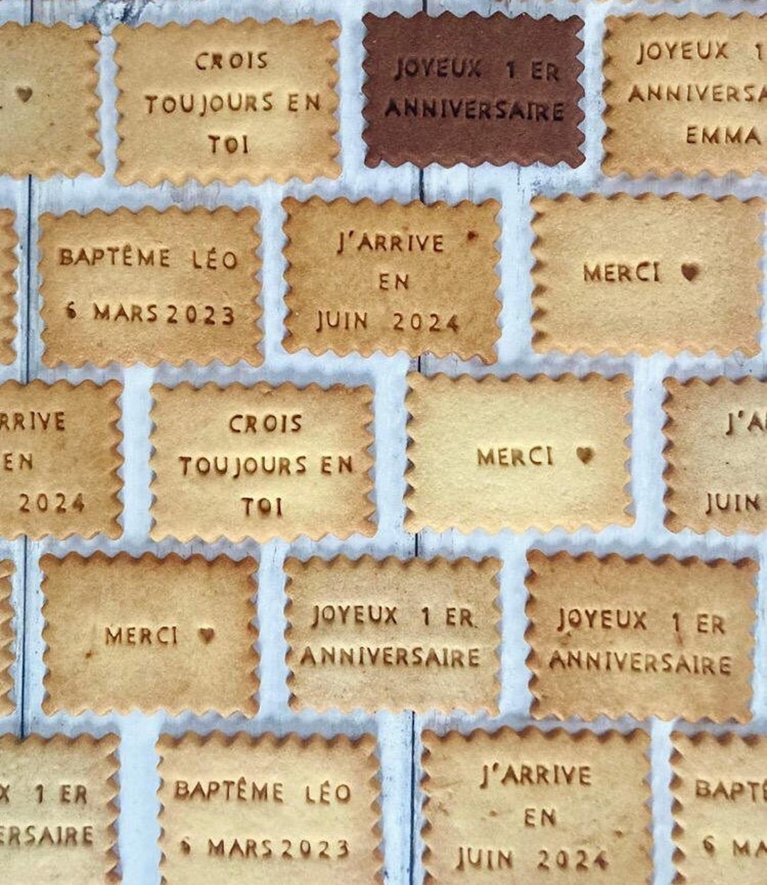 Personalize Your Biscuits Boxes of 24 or 48 Biscuits - Etsy