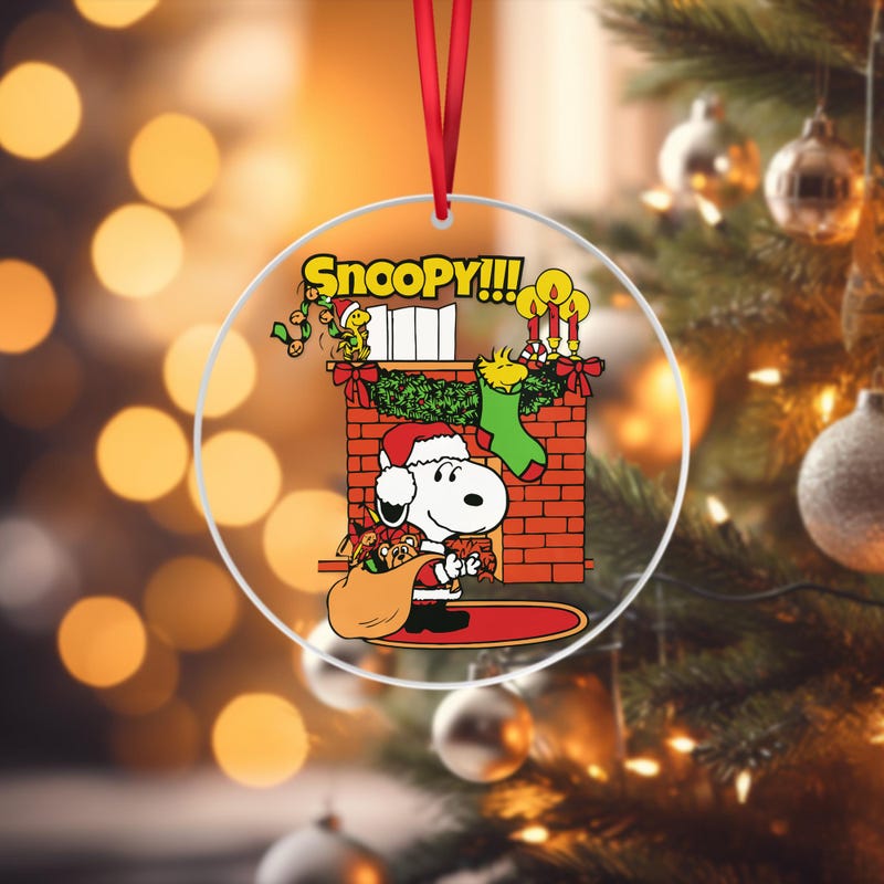 Snoopy Ornament - Etsy