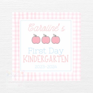 School Milestone Printable Sign | Grandmillennial | Includes Both First ...