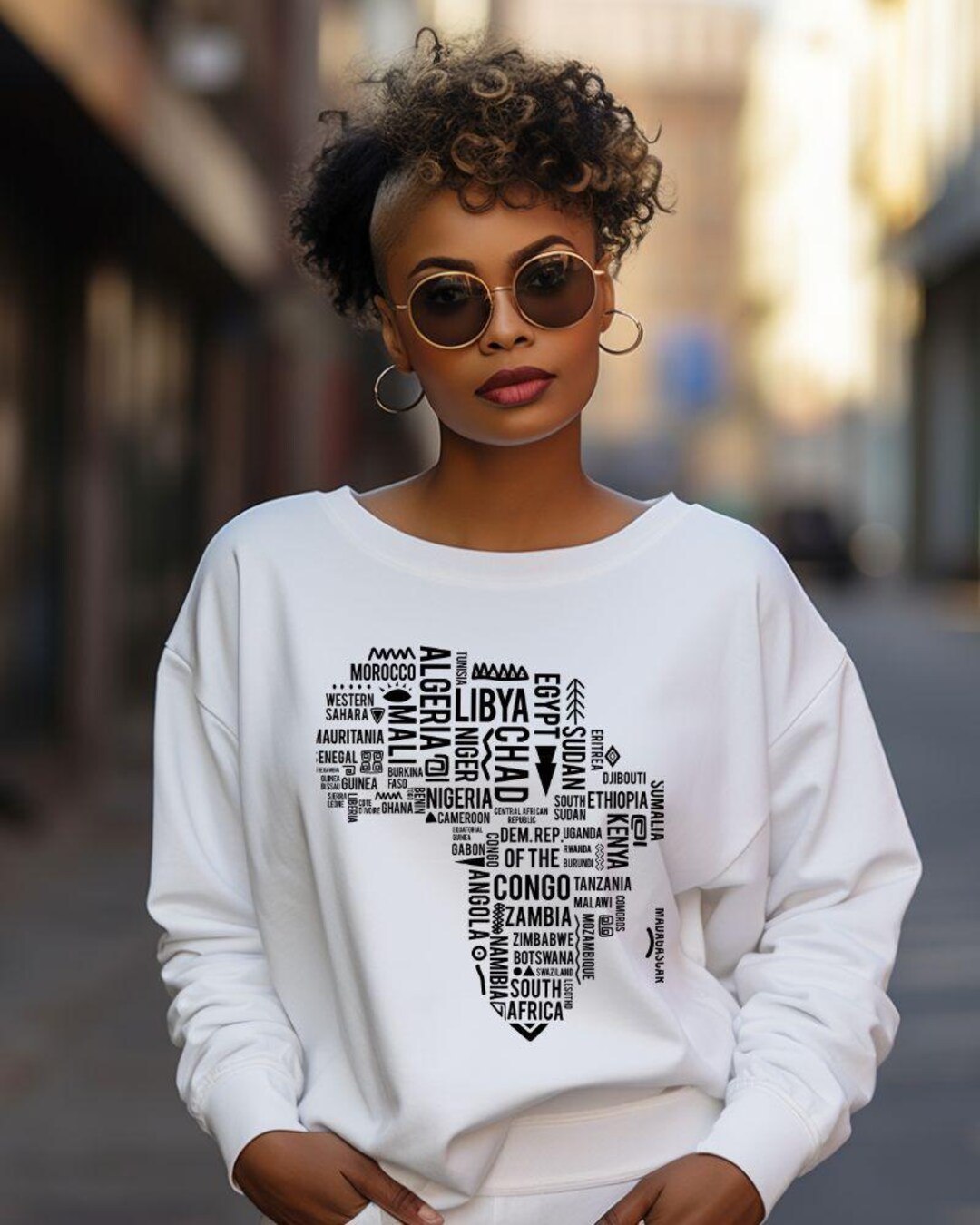 African Map Countries | Love Africa Tee | African Countries | Africa ...