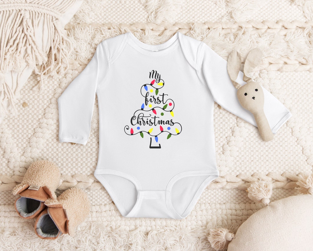 Baby First Christmas Onesie Baby Boy Christmas Outfit Baby - Etsy