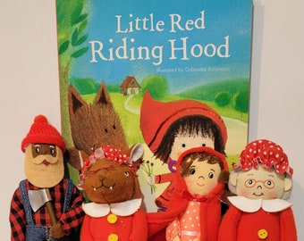 Little Red Riding Hood Felt Set - Etsy
