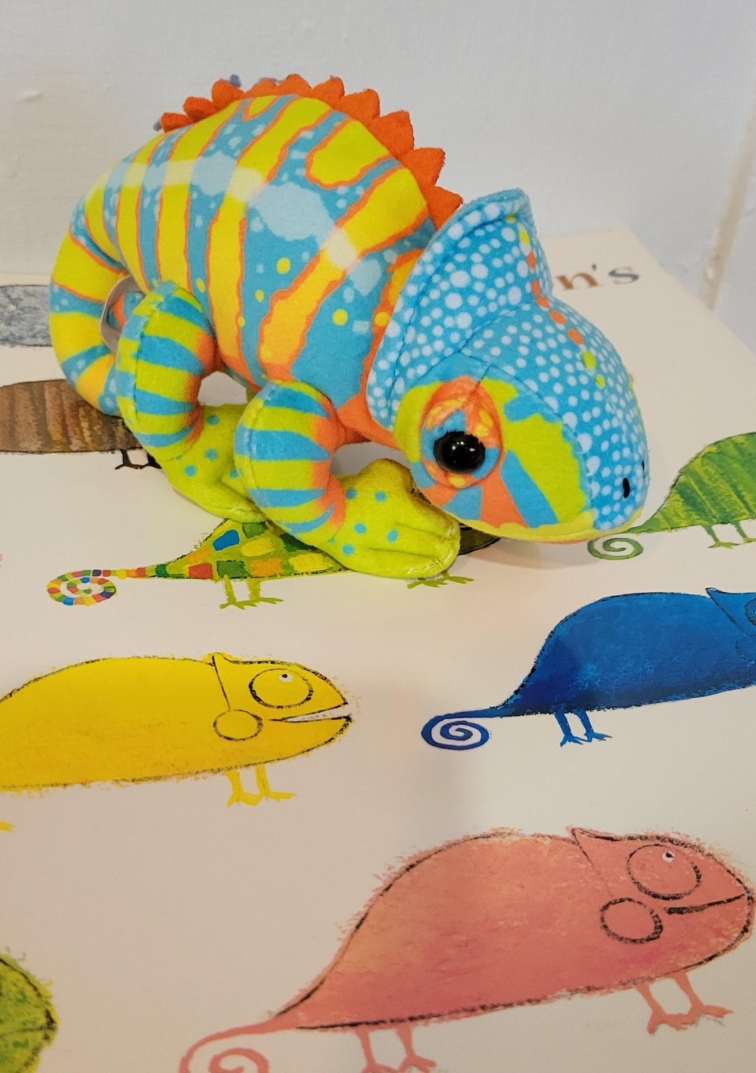Chameleons Colors Book Bundle With Plush Chameleon - Etsy
