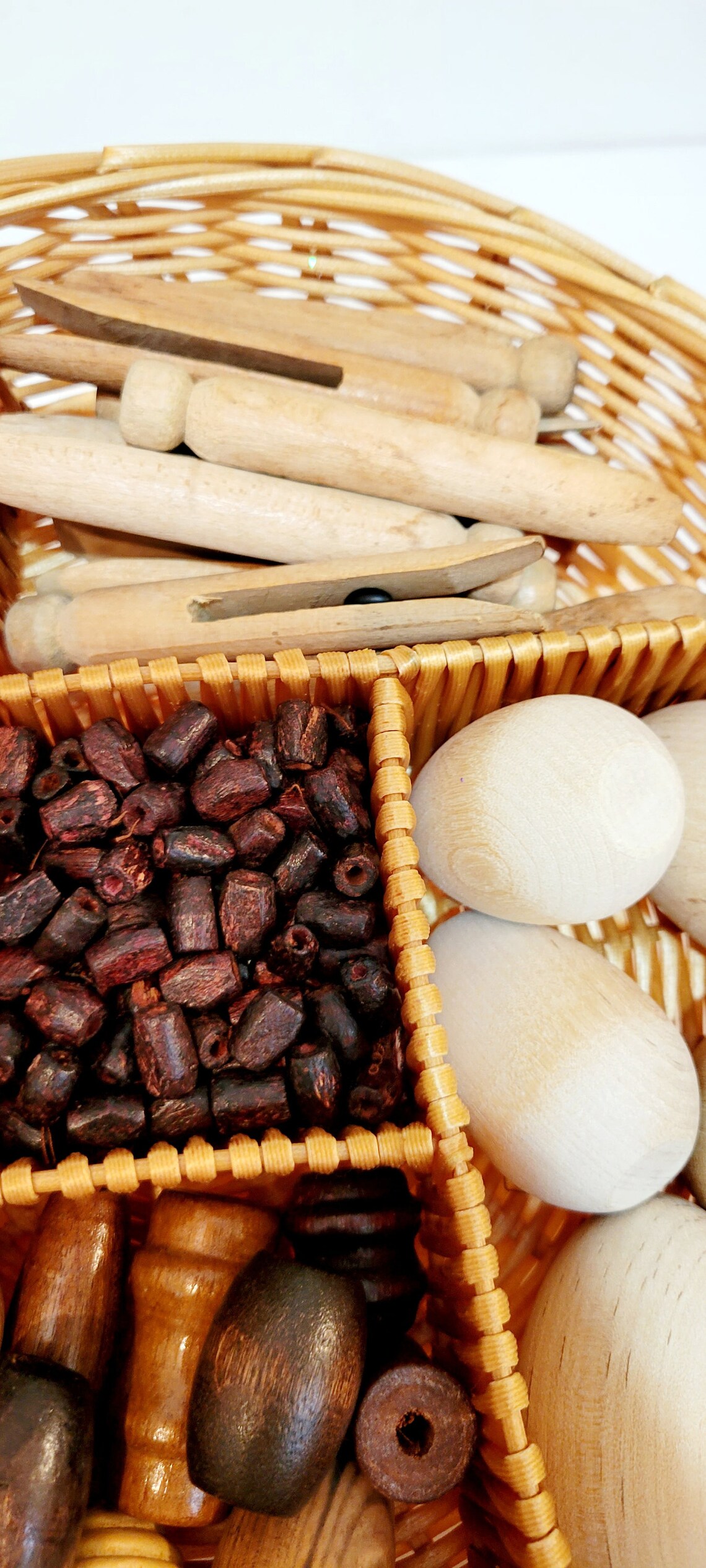 Loose Parts Tray. Natural and Neutral Colored Materials. Reggio ...
