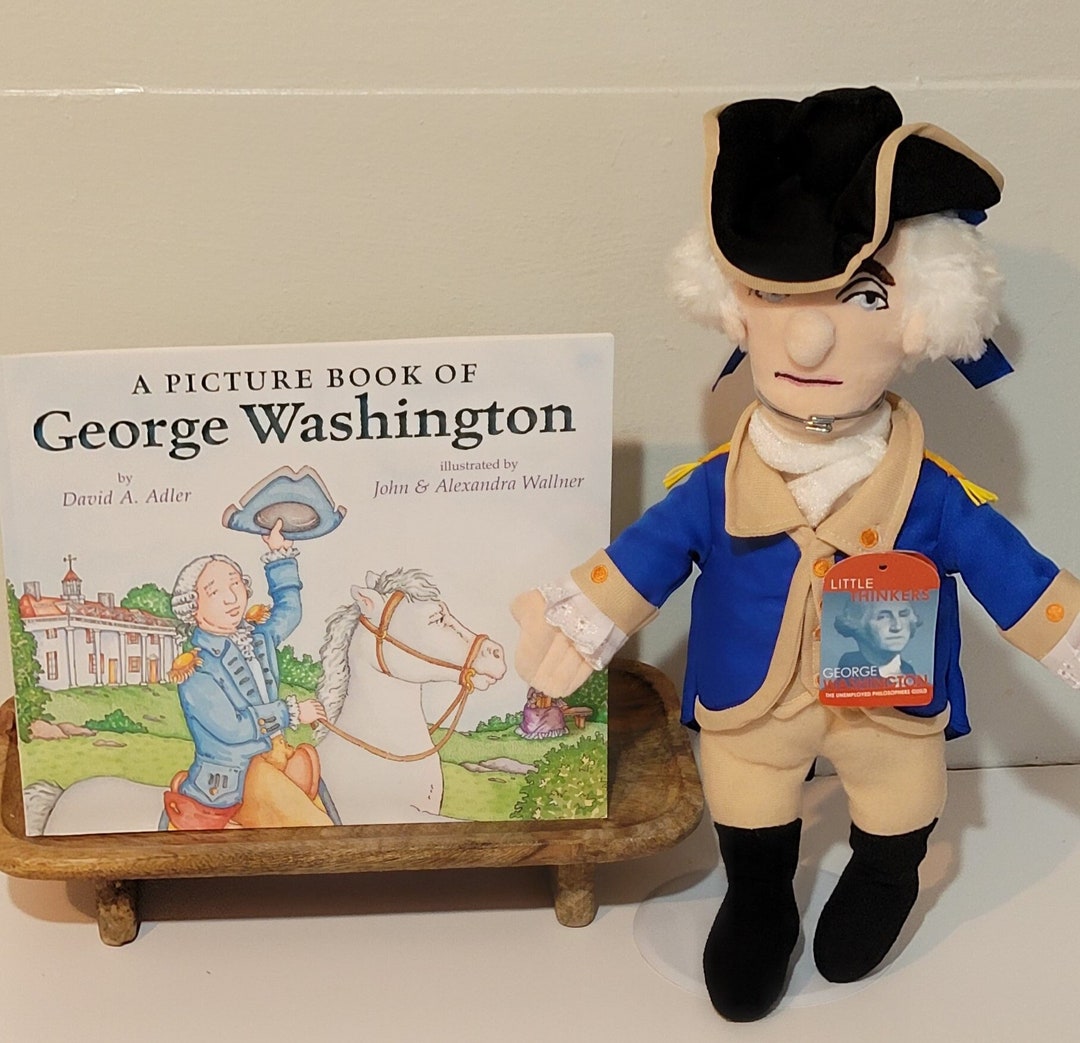 George Washington Picture Book George Washington Plush Figure America's ...