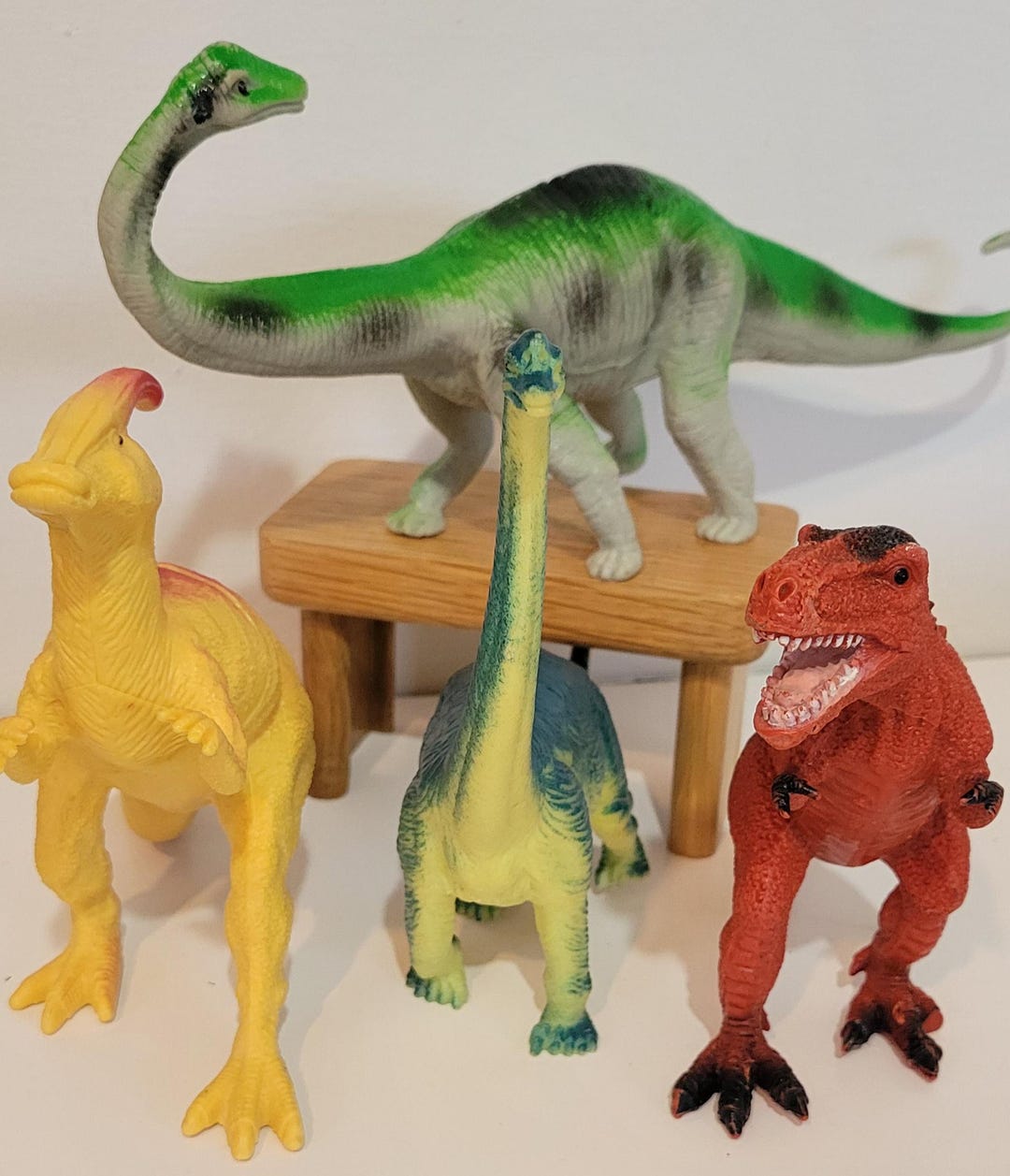 Large Set Dinosaurs Hard Plastic Dinosaurs Classrooms Block Center ...