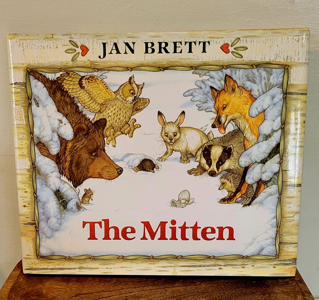 The Mitten Jan Brett Childrens Book With Book Buddy Characters - Etsy