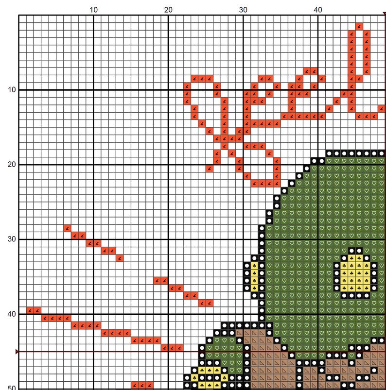 Tonberry Feeling Stabby Cross Stitch Pattern PDF 6 DMC Colors Beginners ...