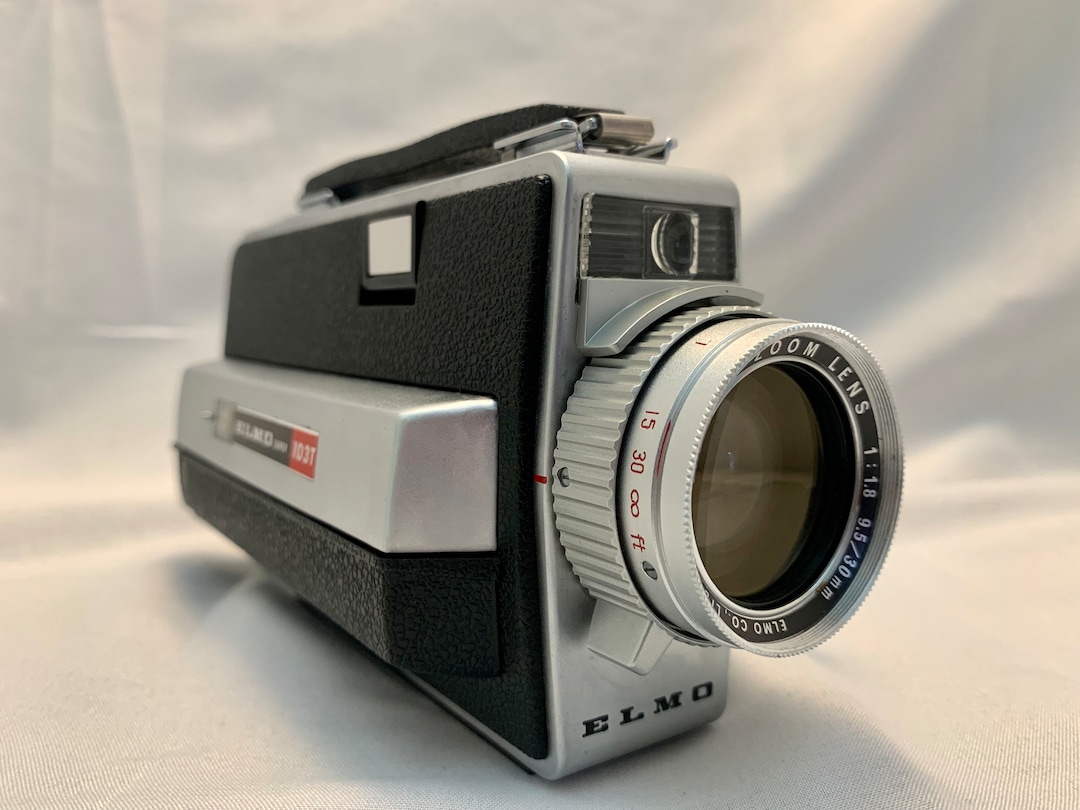 ELMO Super 103T Vintage Super-8 Film Movie Camera W/hard Carrying Case ...