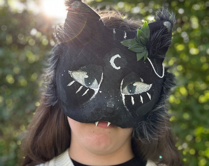 Therian Cat Mask - Moon Theme - Etsy
