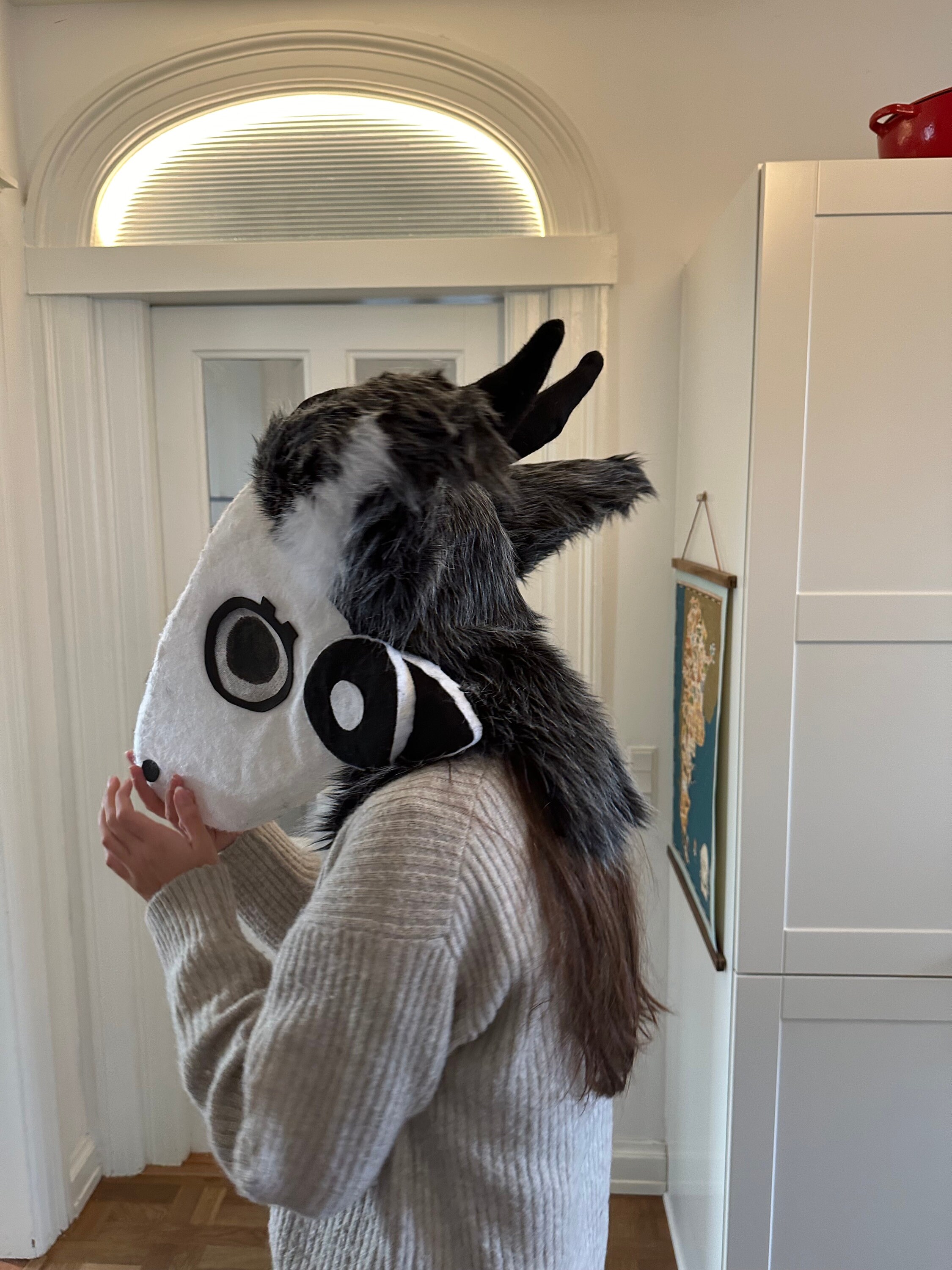 Marble the Foam Protogen Fursuit Head and Tail - Etsy