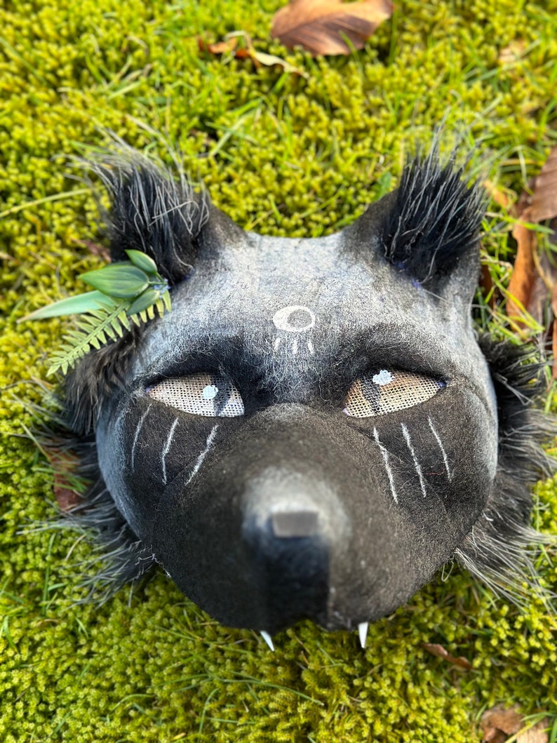 Therian Silver Fox Mask - Etsy