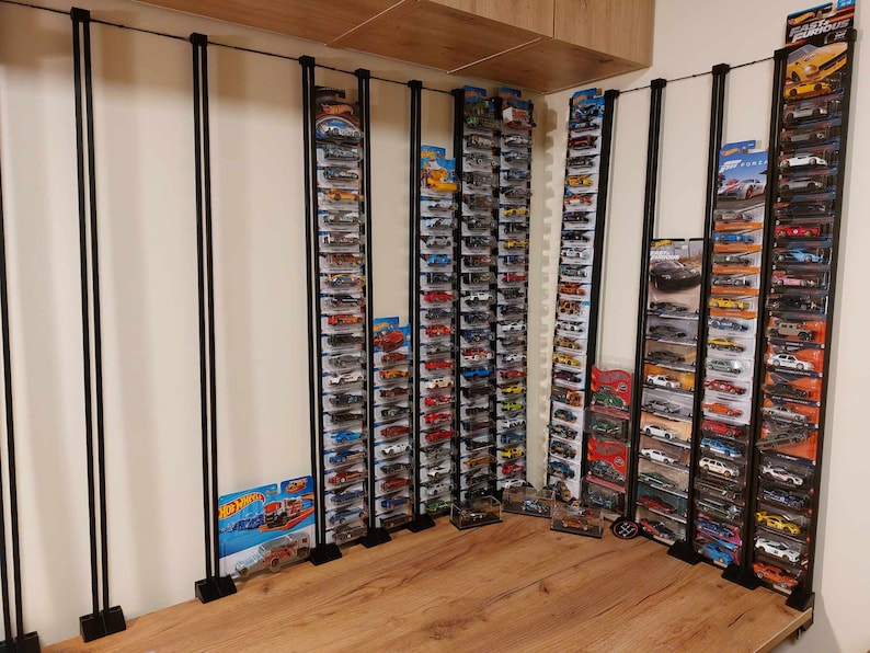 Display Stand Support Shelf Storage for Hot Wheels Cards (also Matchbox ...