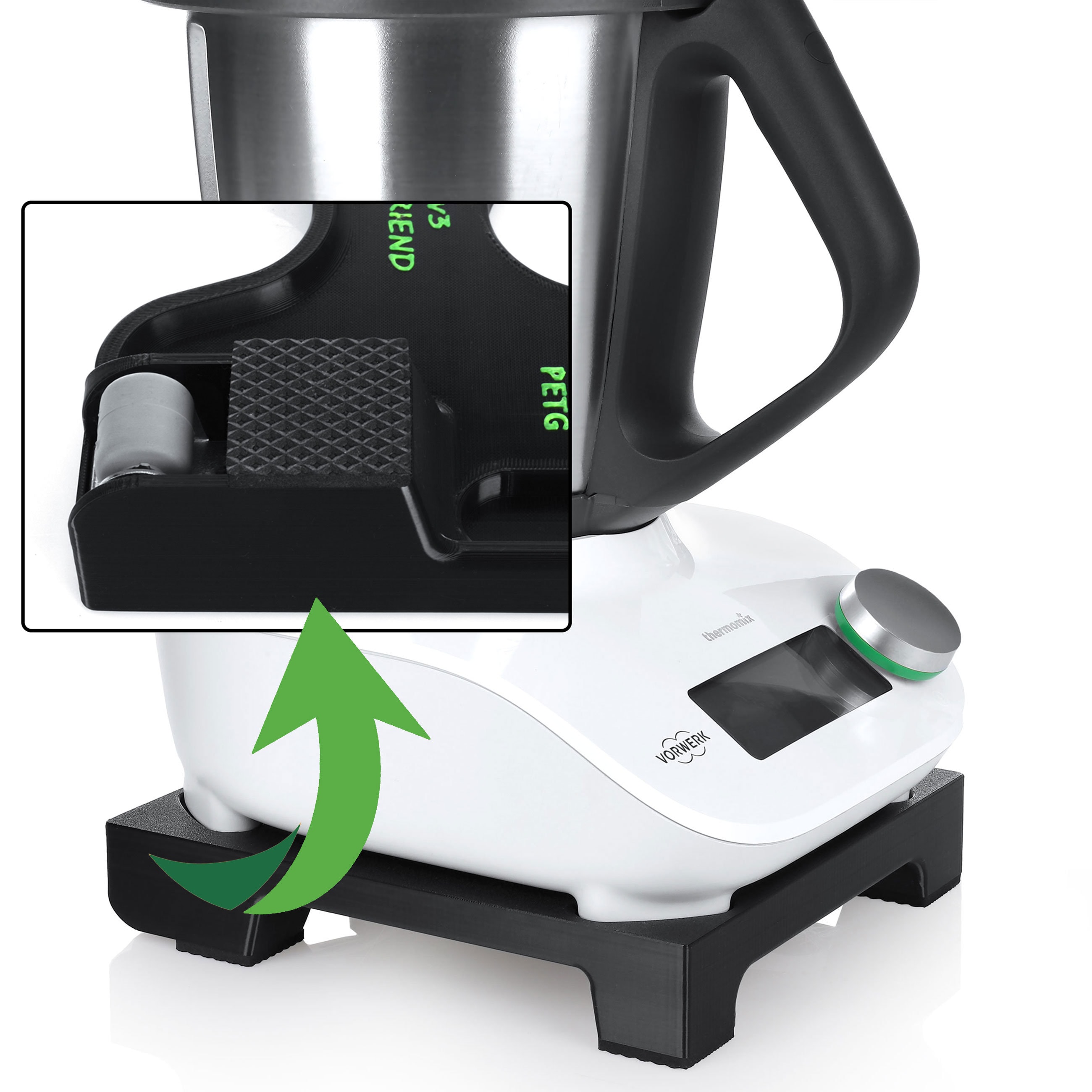Stand With Wheels, Sliding Board for Thermomix FRIEND (gleitbrett ...