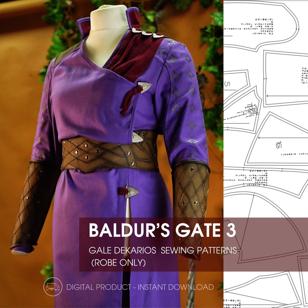 Gale Dekarios Cosplay Costume DIY PDF Pattern Produto Digital - Etsy ...