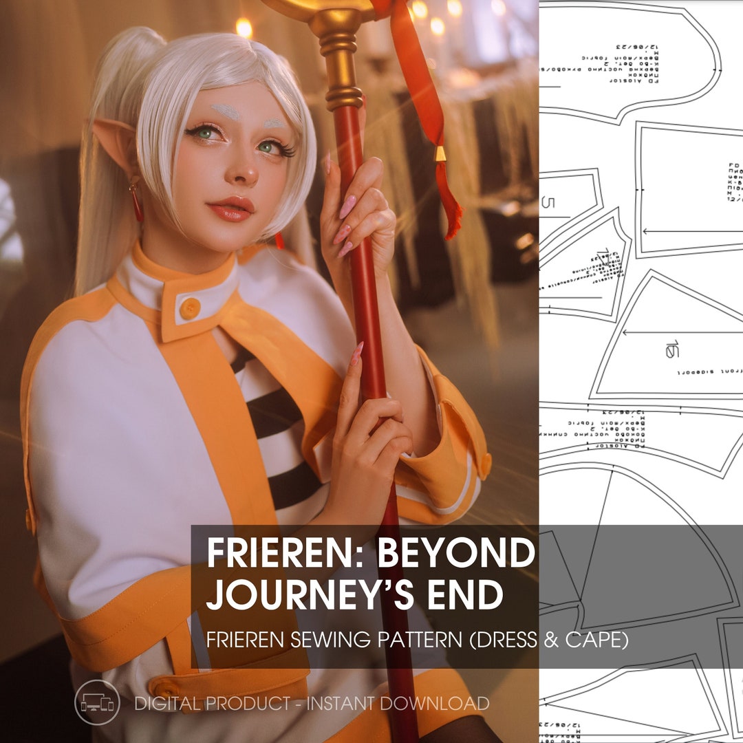 Frieren Cosplay Costume DIY PDF Pattern - Digital Product - Etsy