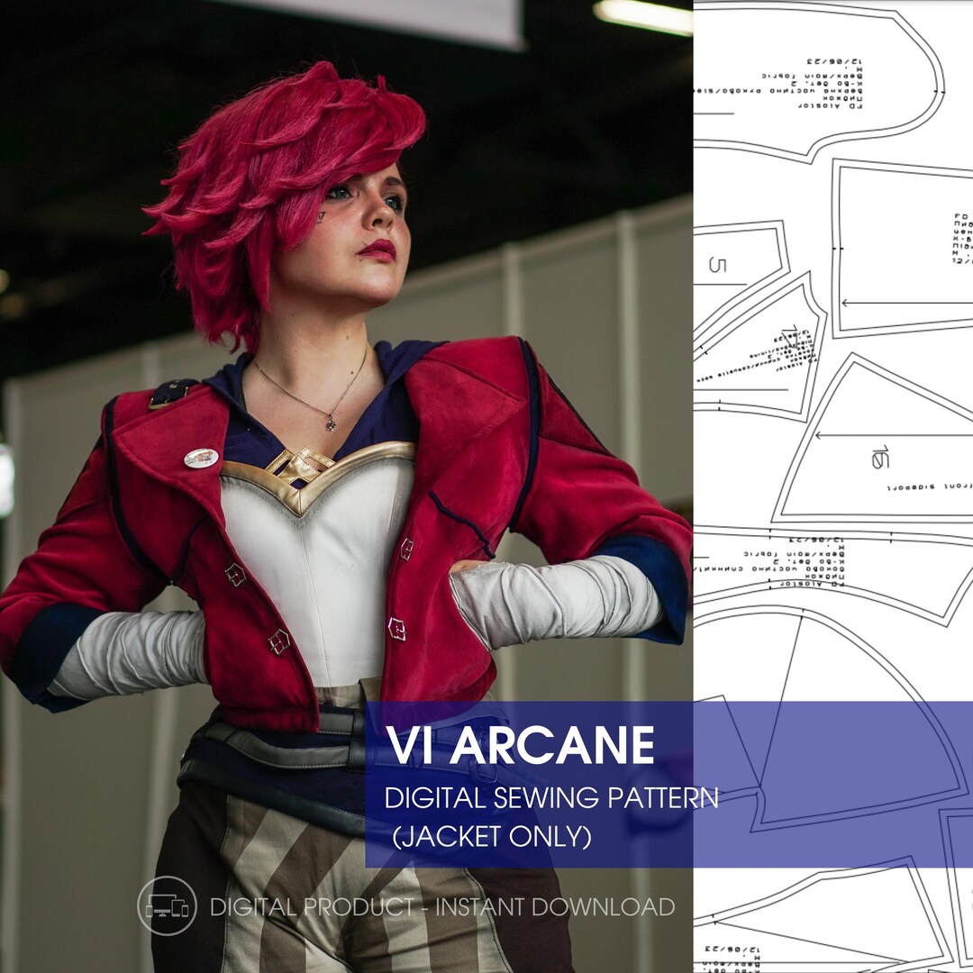 Vi Arcane Jacket DIY PDF Pattern - Digital Product - Etsy