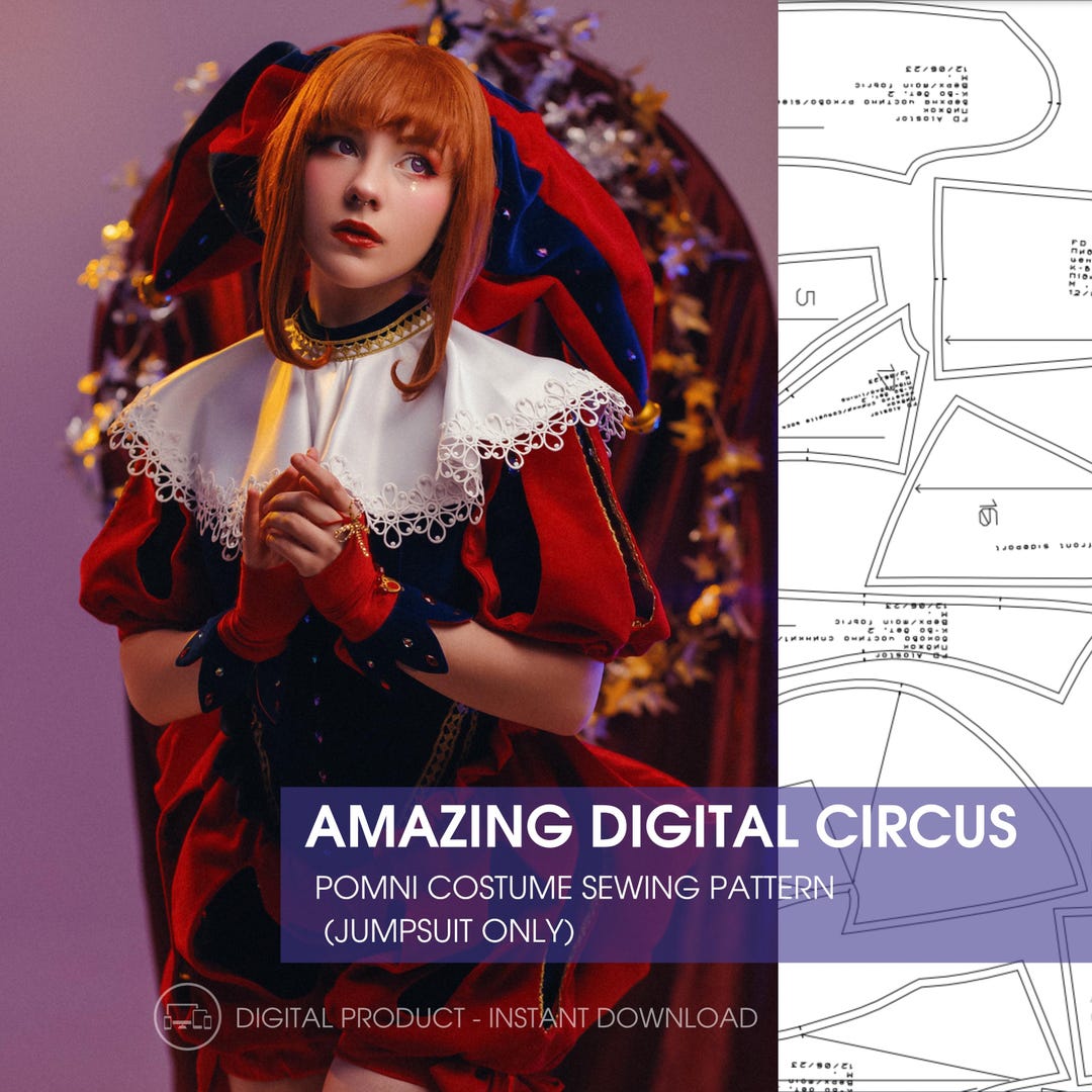 Digital Circus Amazing Pomni DIY PDF Pattern - Digital Product - Etsy