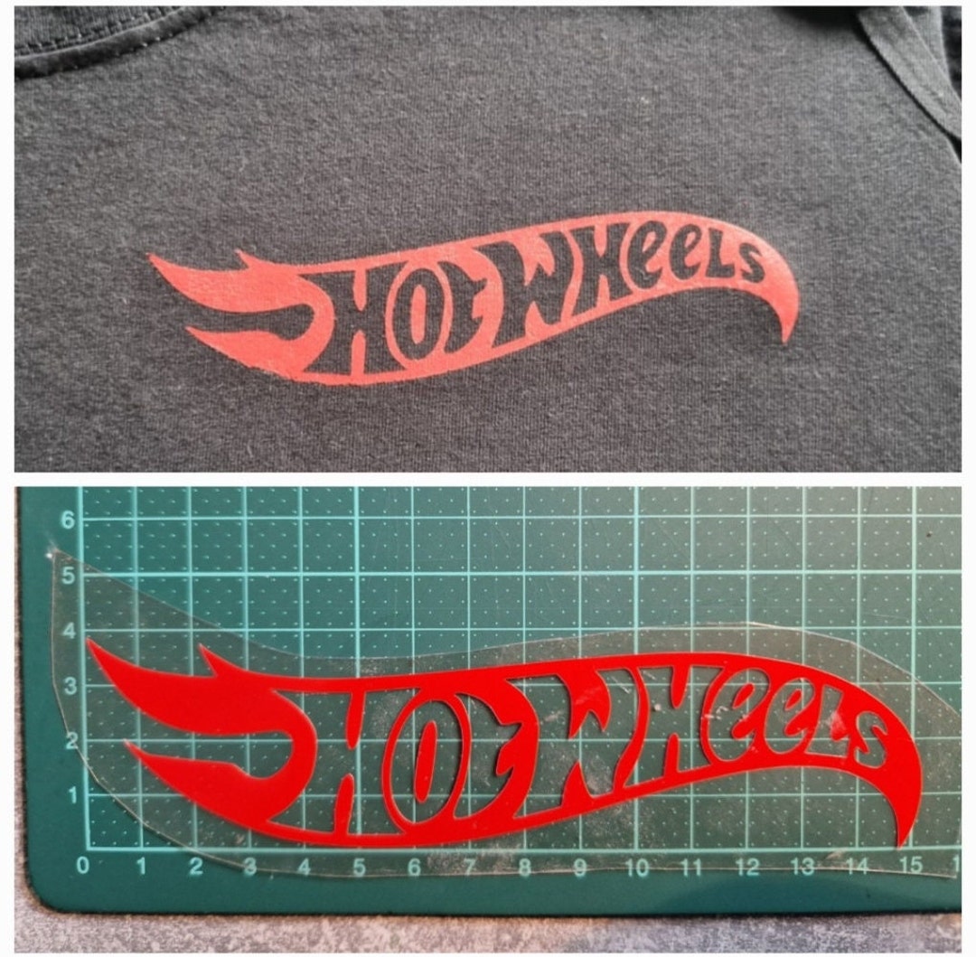 Hot Wheels Iron-on Film Iron-on Iron-on Lettering Flame Iron - Etsy