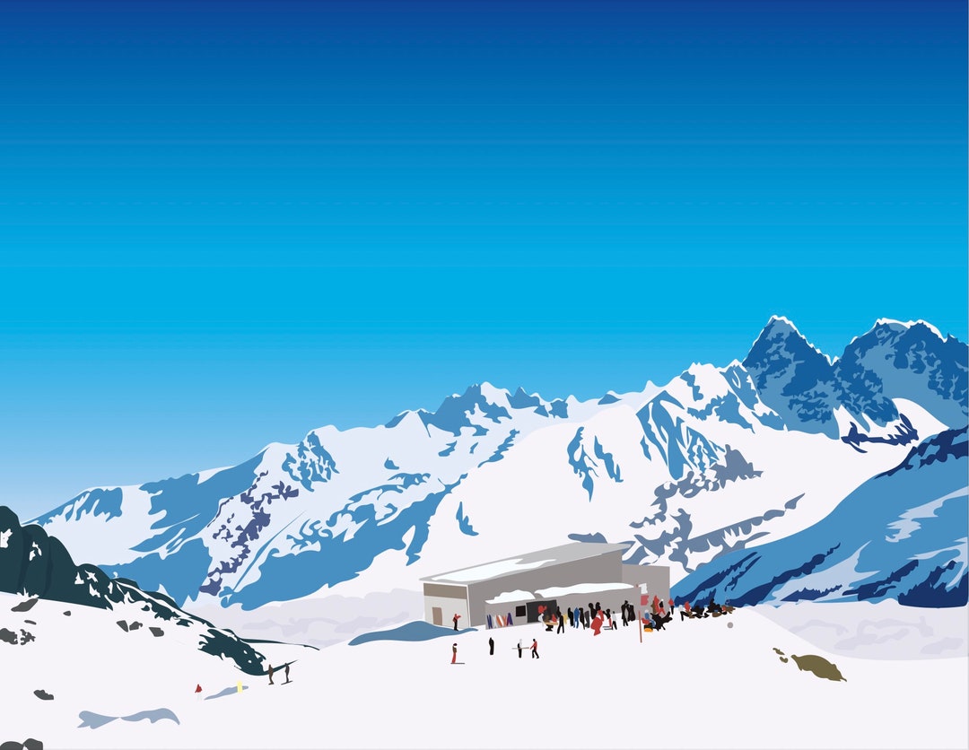 Printable Chamonix Art Print - Etsy