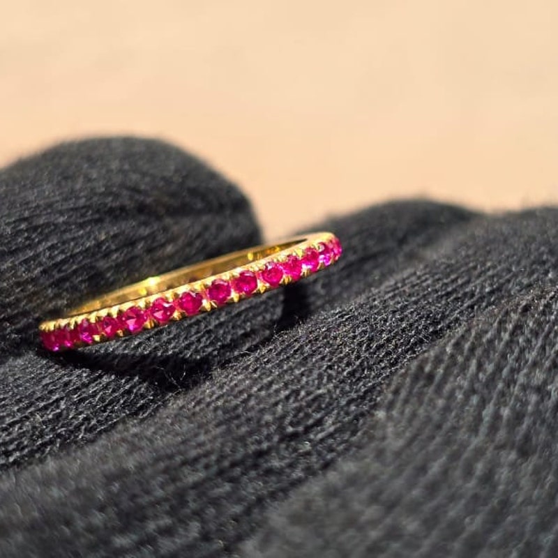 Ruby Wedding Ring - Etsy