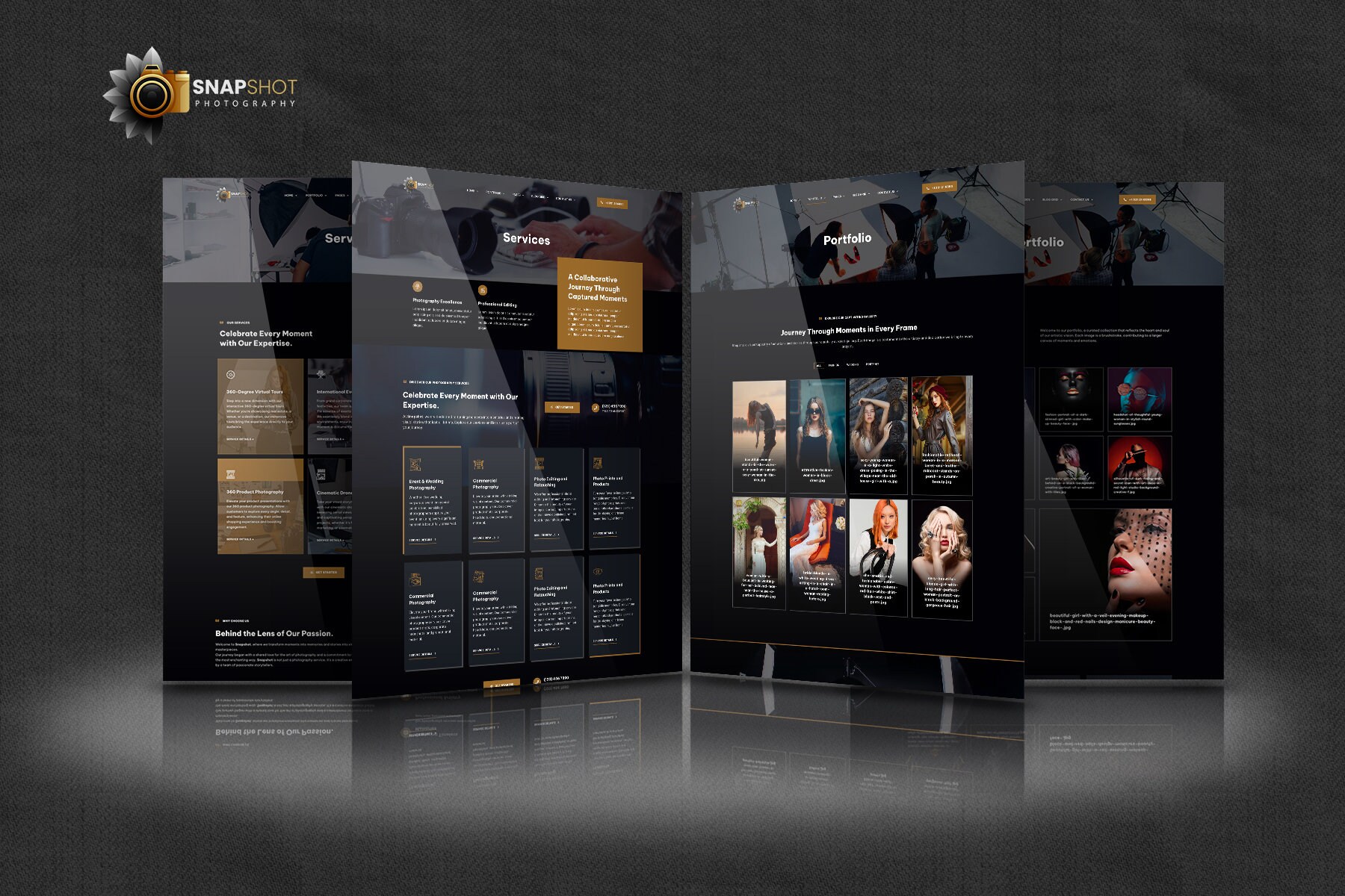 Snapshot Photography Elementor Pro Template Kit - Etsy