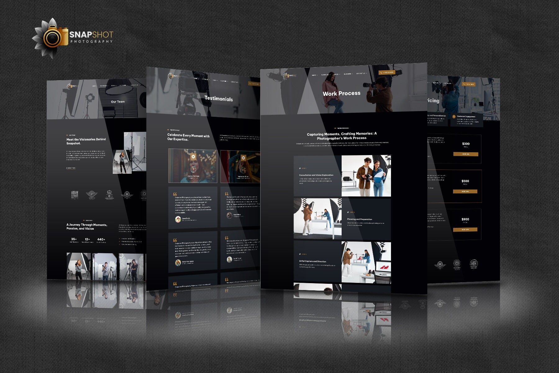 Snapshot Photography Elementor Pro Template Kit - Etsy