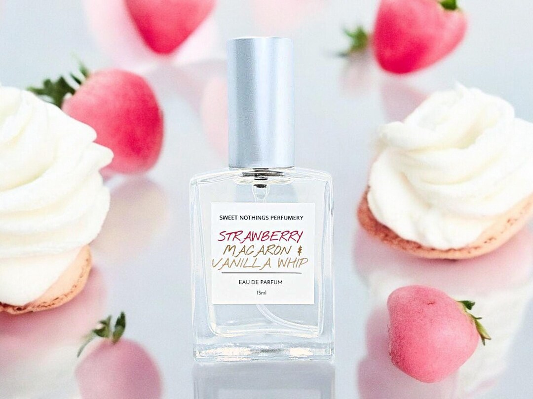 Strawberry Macaron & Vanilla Whip Perfume- Gourmand Perfume, 15ml Size ...