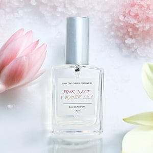 Pink Salt & Water Lily Perfume | Floral Scent | Perfume Spray | 15ml ...