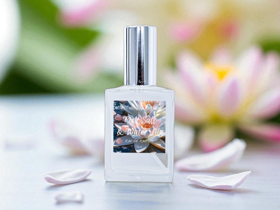 Pink Salt & Water Lily Perfume | Floral Scent | Perfume Spray | 15ml ...