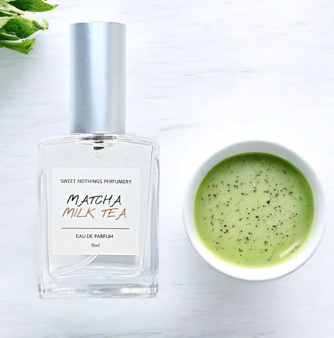Matcha Milk Tea Perfume: Handmade Gourmand Beverage Scent - Etsy