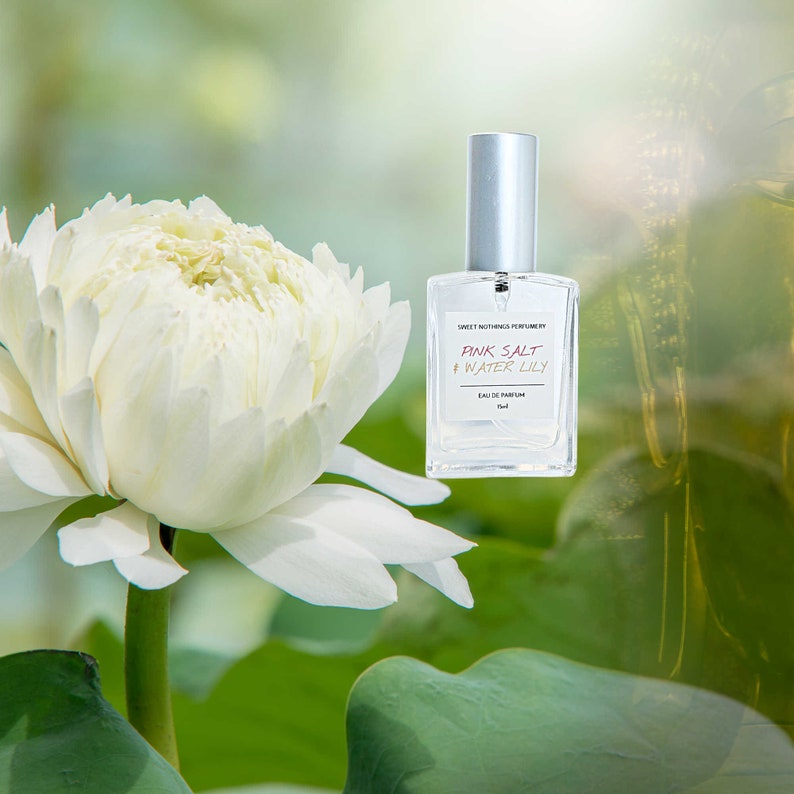 Pink Salt & Water Lily Perfume Spray Floral Scent Gift - Etsy