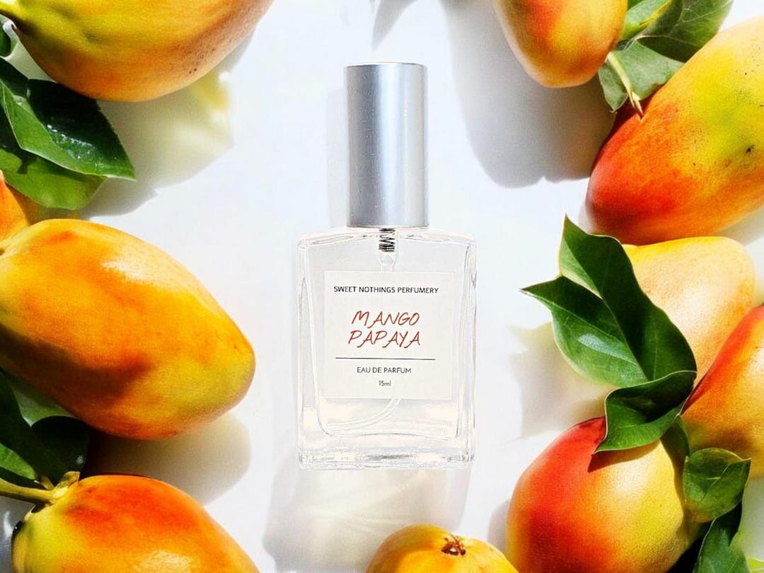 Mango Papaya Perfume- Fruity Perfume, Hair and Body Perfume, Gift Ideas ...