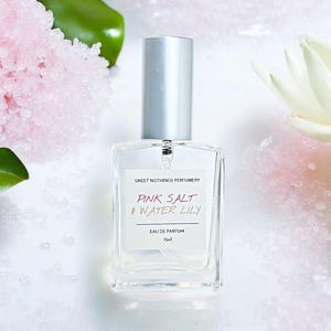 Pink Salt & Water Lily Perfume | Floral Scent | Perfume Spray | 15ml ...