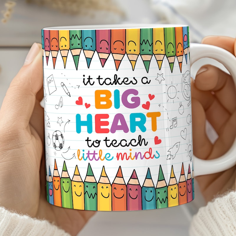 Teacher Day Mug Template - Etsy