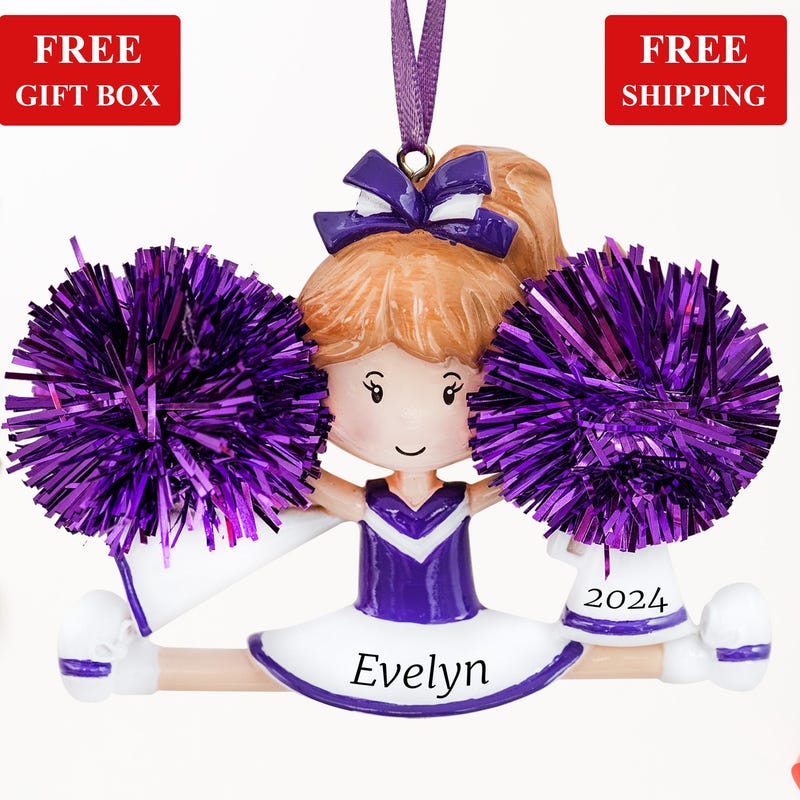Cheerleading Ornament - Etsy
