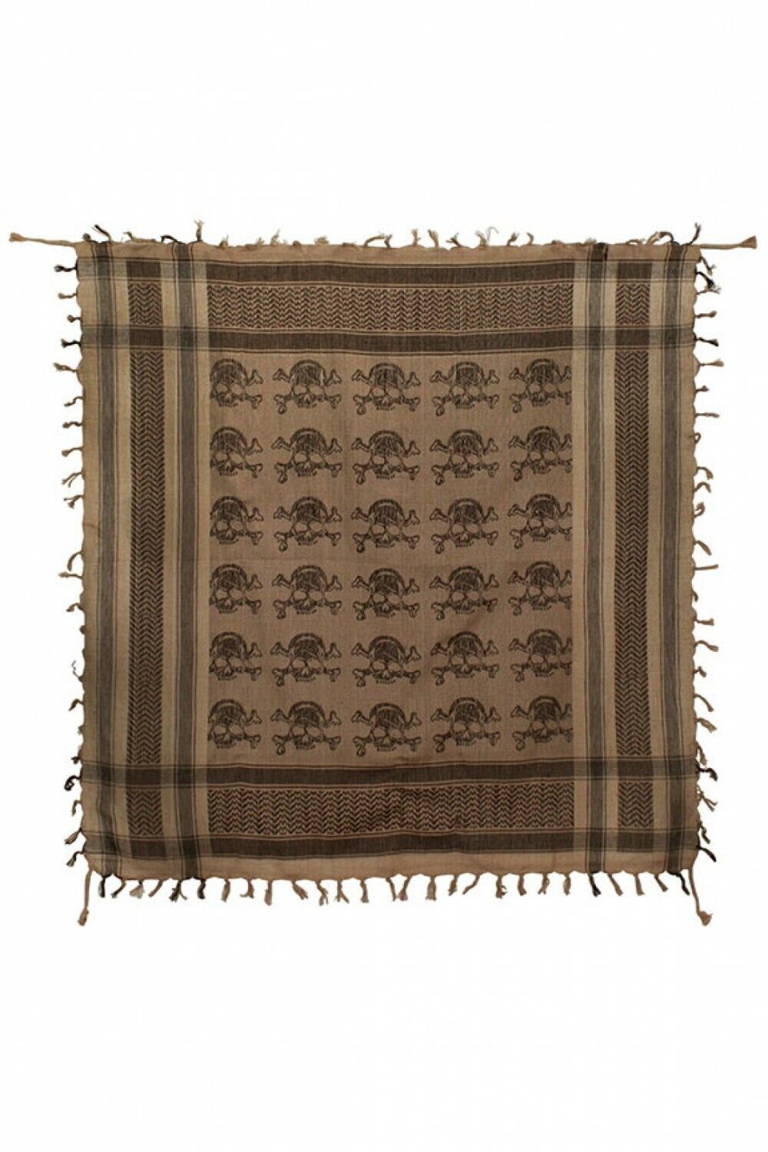 Skull Dark Brown Scarf Shemagh Tactical Protects Covers Mask - Etsy